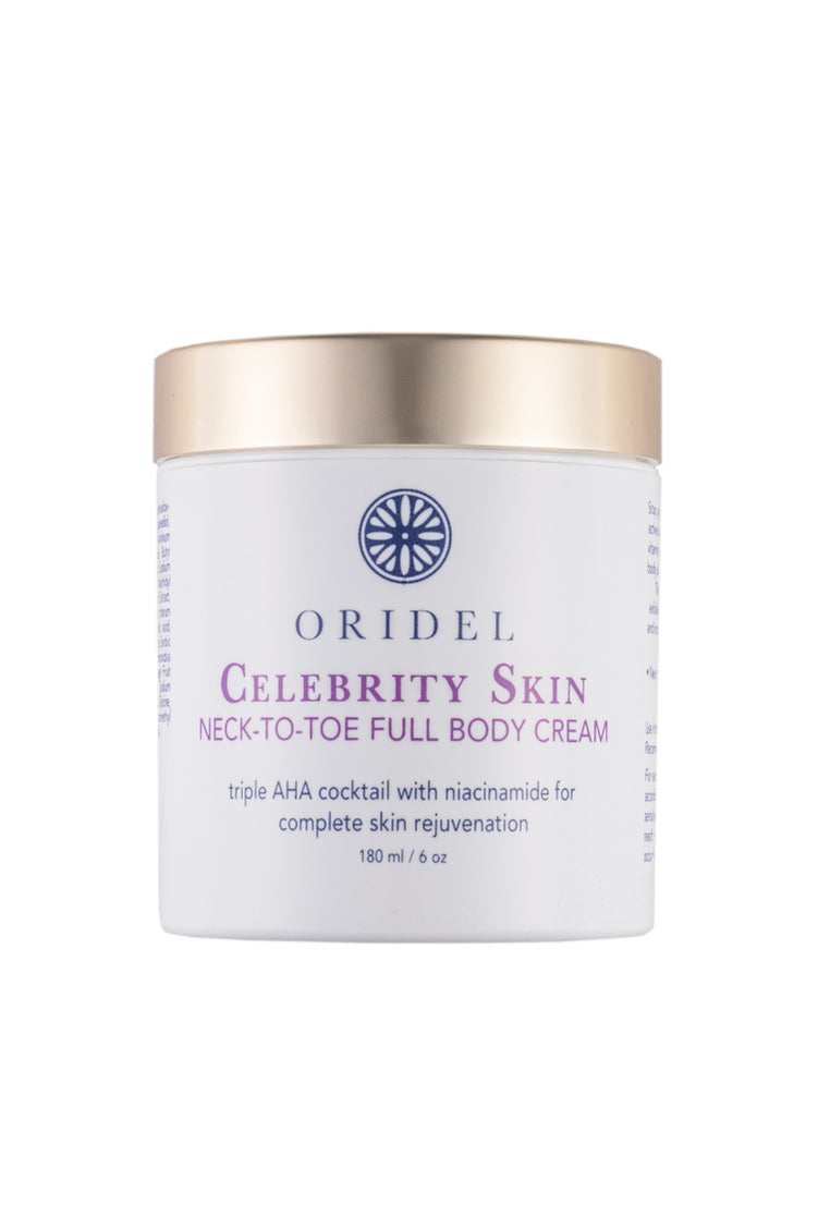 Celebrity Skin Neck-to-Toe Full Body Cream– Oridel Skin Care